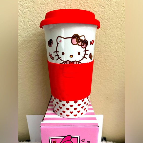 Hello Kitty | Dining | Hello Kitty Travel Mug With Lid Brand New | Poshmark